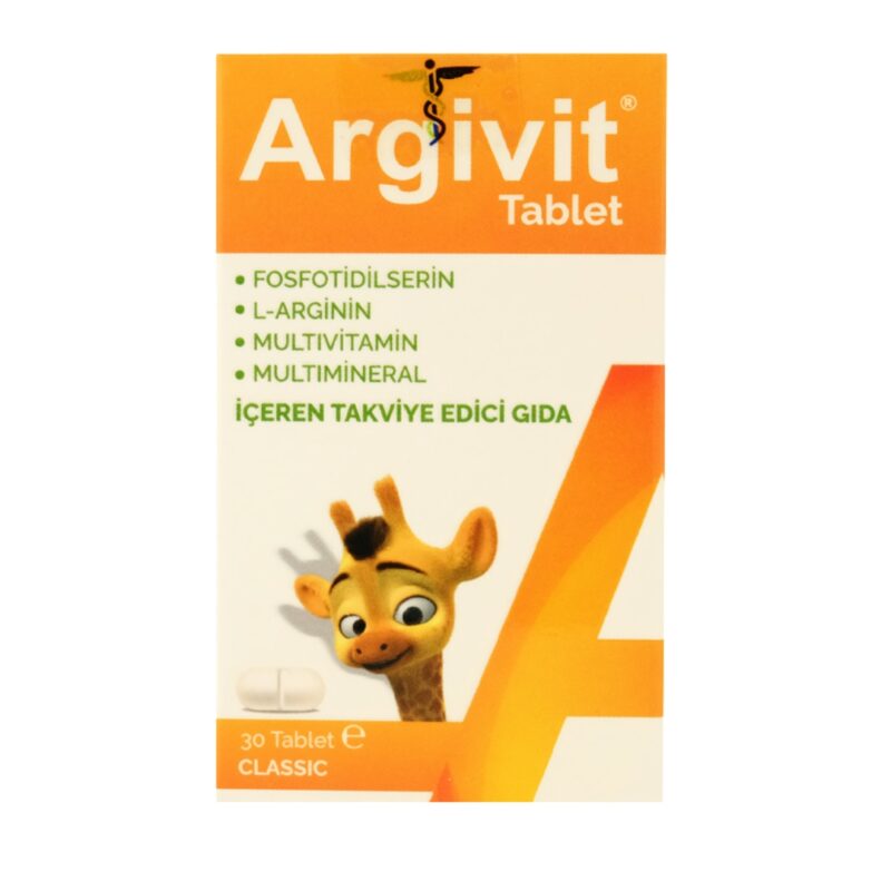 Argivit tablets to support growth and height for children 30 tablets