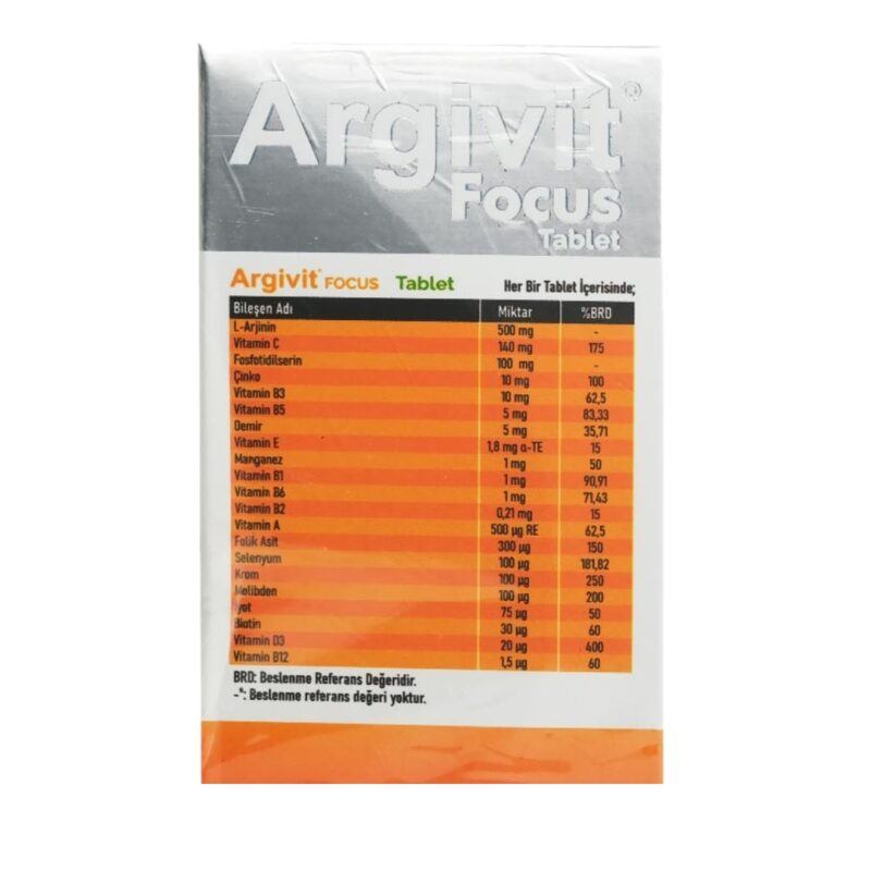 Argivit Focus Tablet With Vitamins
