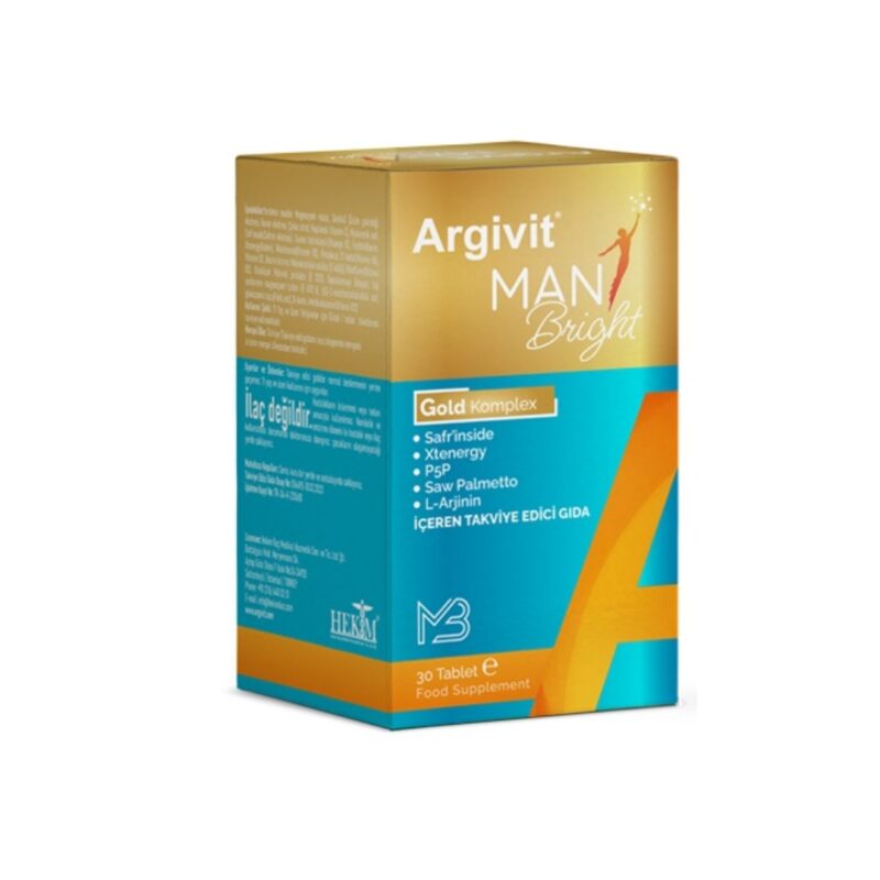 Argivit Men Bright Gold Complex, 30 tablets - Matjar Istanbul / متجر ...